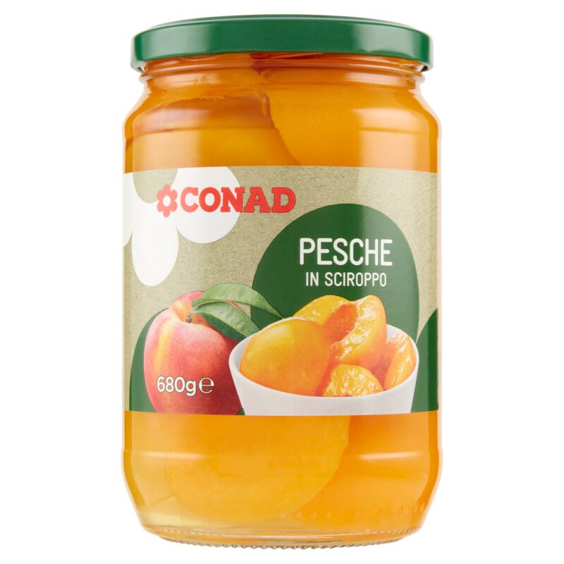 Pesche in Sciroppo 680 g Conad in vendita online | Conad