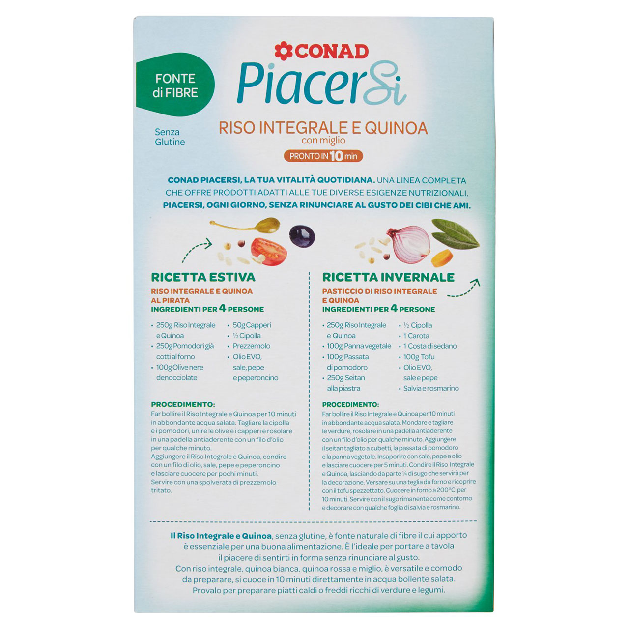 Riso Integrale e Quinoa 400g Conad Online | Conad