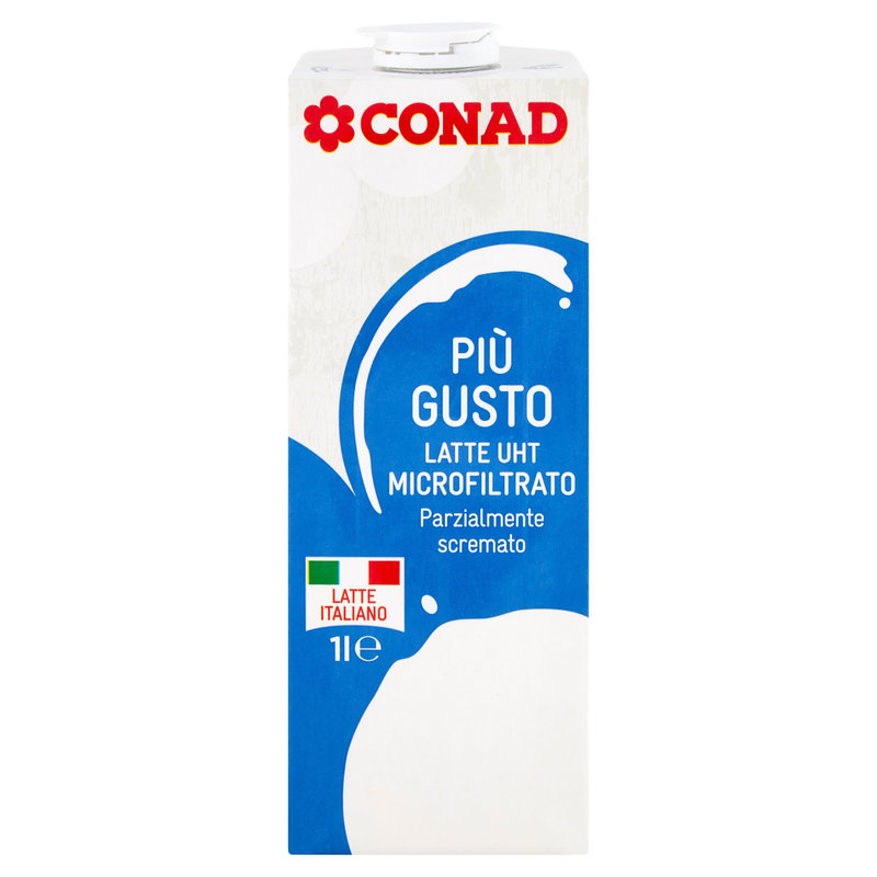 Latte UHT Parzialmente Scremato in vendita online | Conad