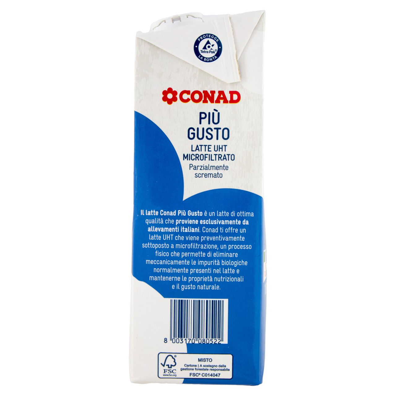 Latte UHT Parzialmente Scremato in vendita online | Conad