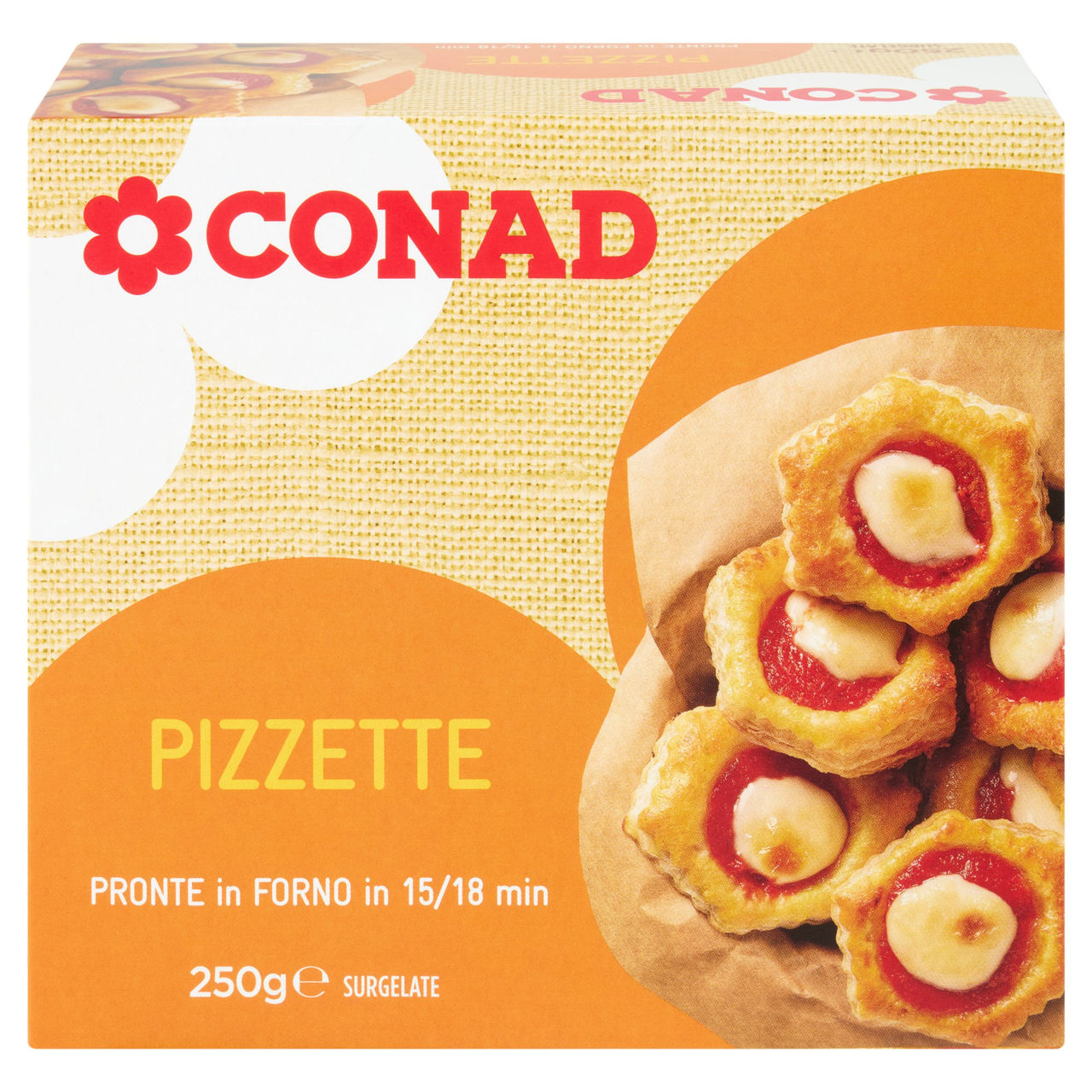 Pizzette Surgelate 250 g Conad | Conad