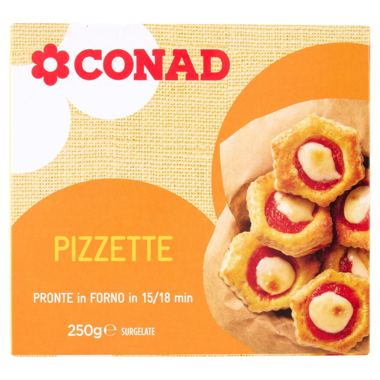 Pizzette Surgelate 250 g Conad | Conad