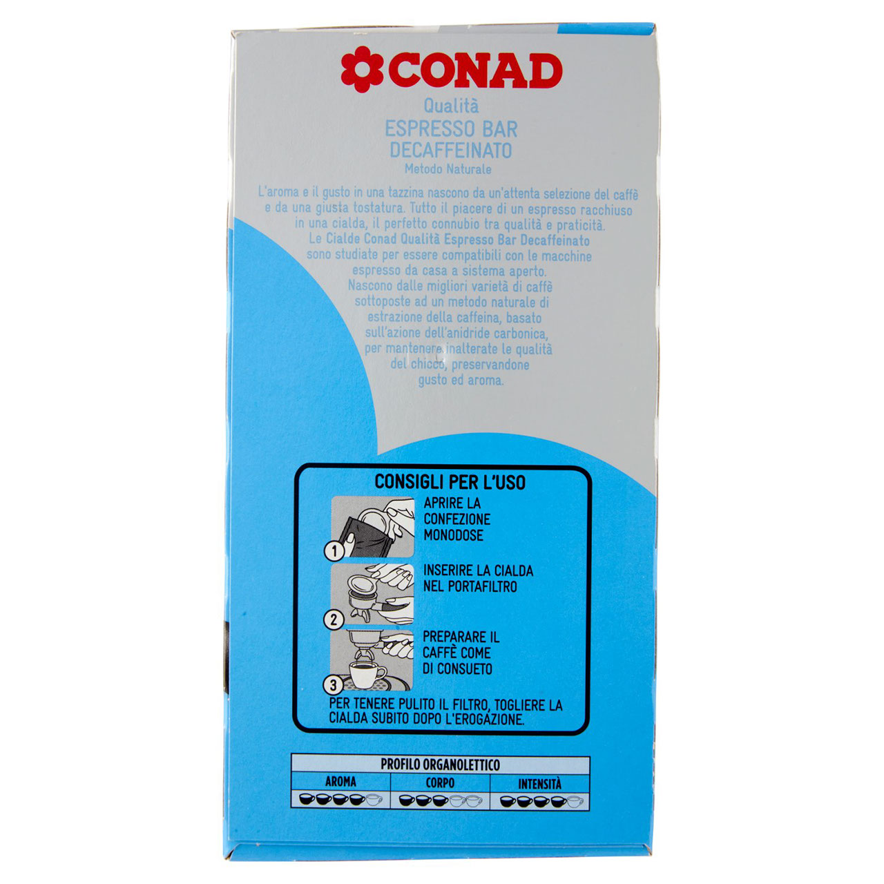Espresso Bar Deca 18 Cialde Monodose 125 g Conad | Conad