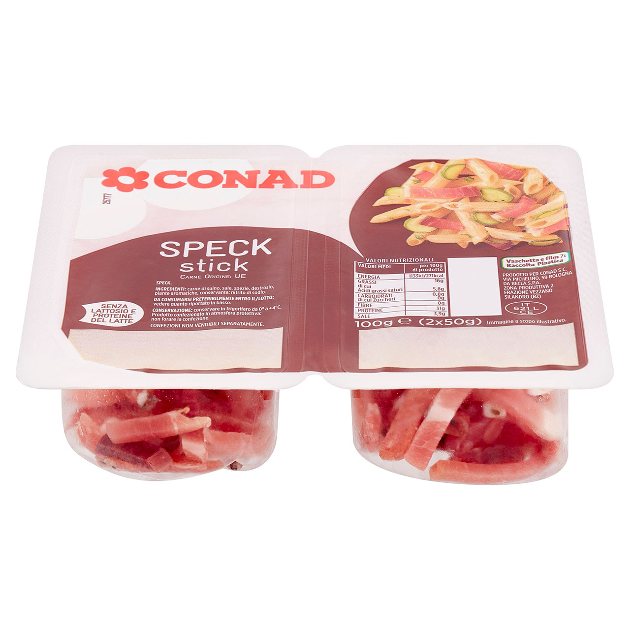 Speck in Stick 2 x 50 g Conad in vendita online | Conad