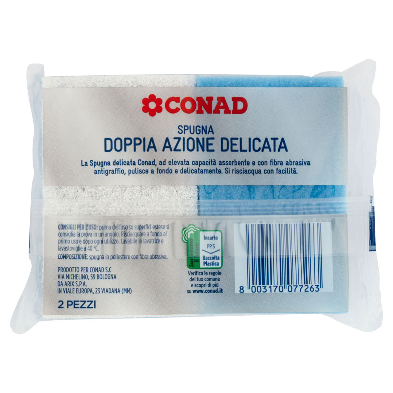 Spugna Doppia Azione Conad in vendita online | Conad
