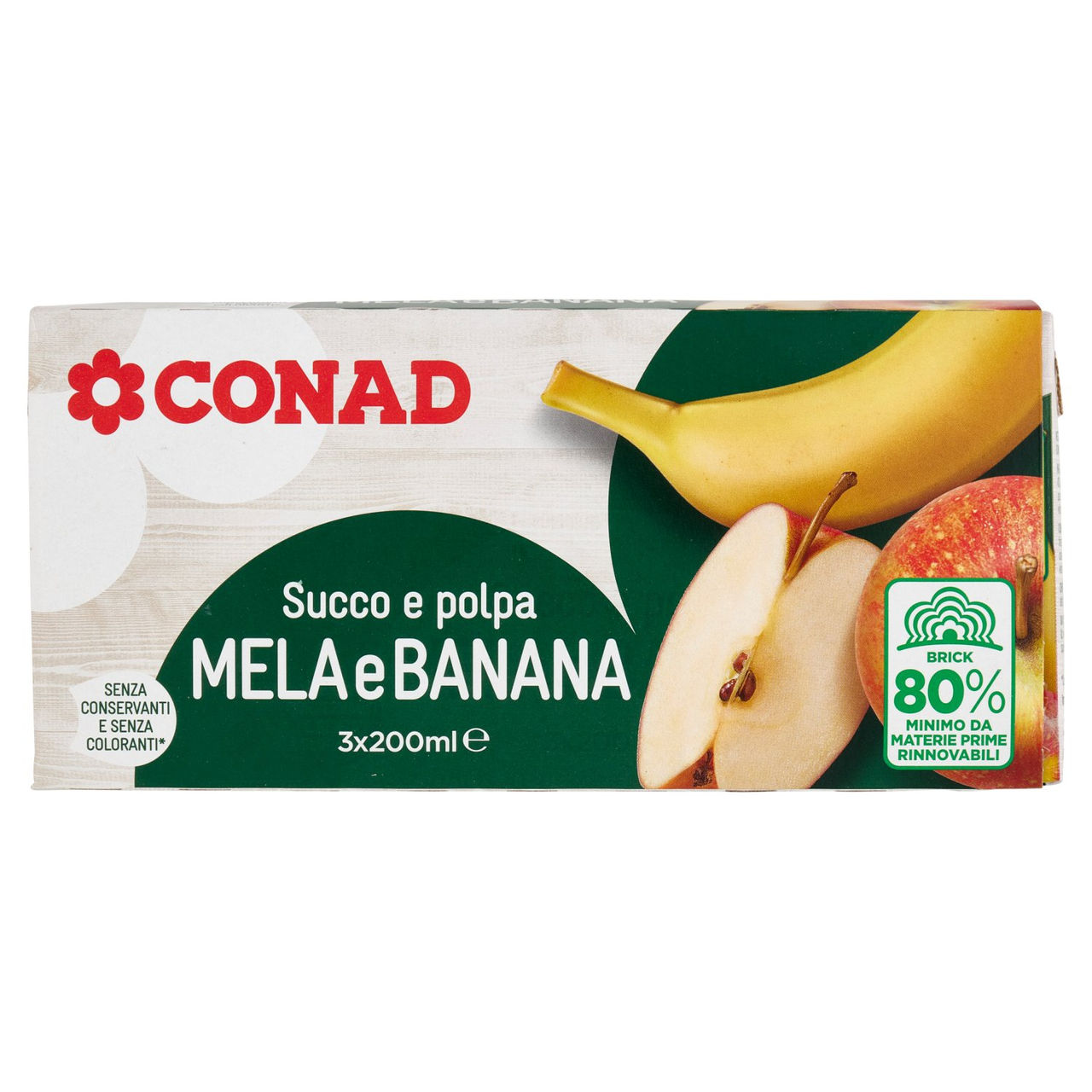 Succo e polpa Mela e Banana Conad online | Conad