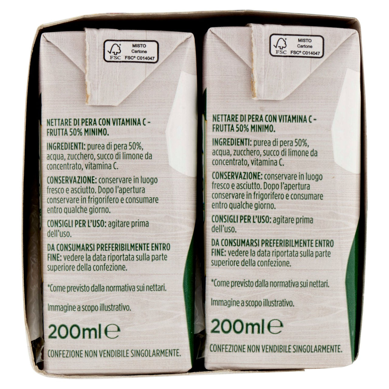 Succo e polpa Pera 6x200ml Conad | Conad