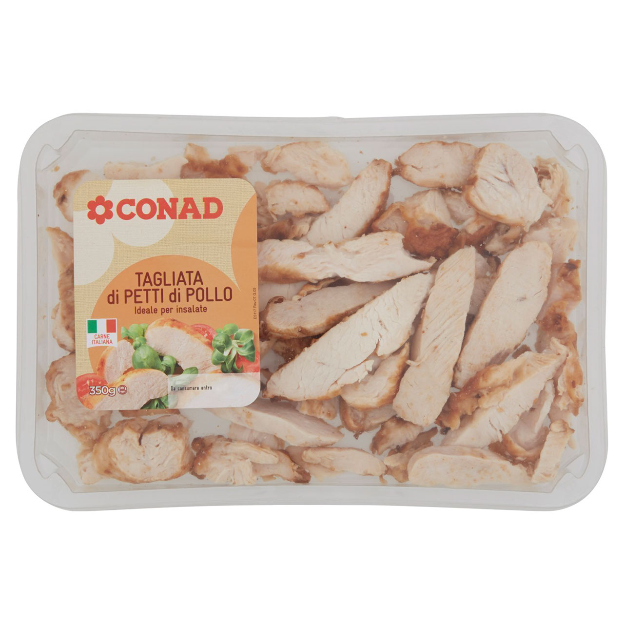 Tagliata di Petti di Pollo 350 g Conad online | Conad