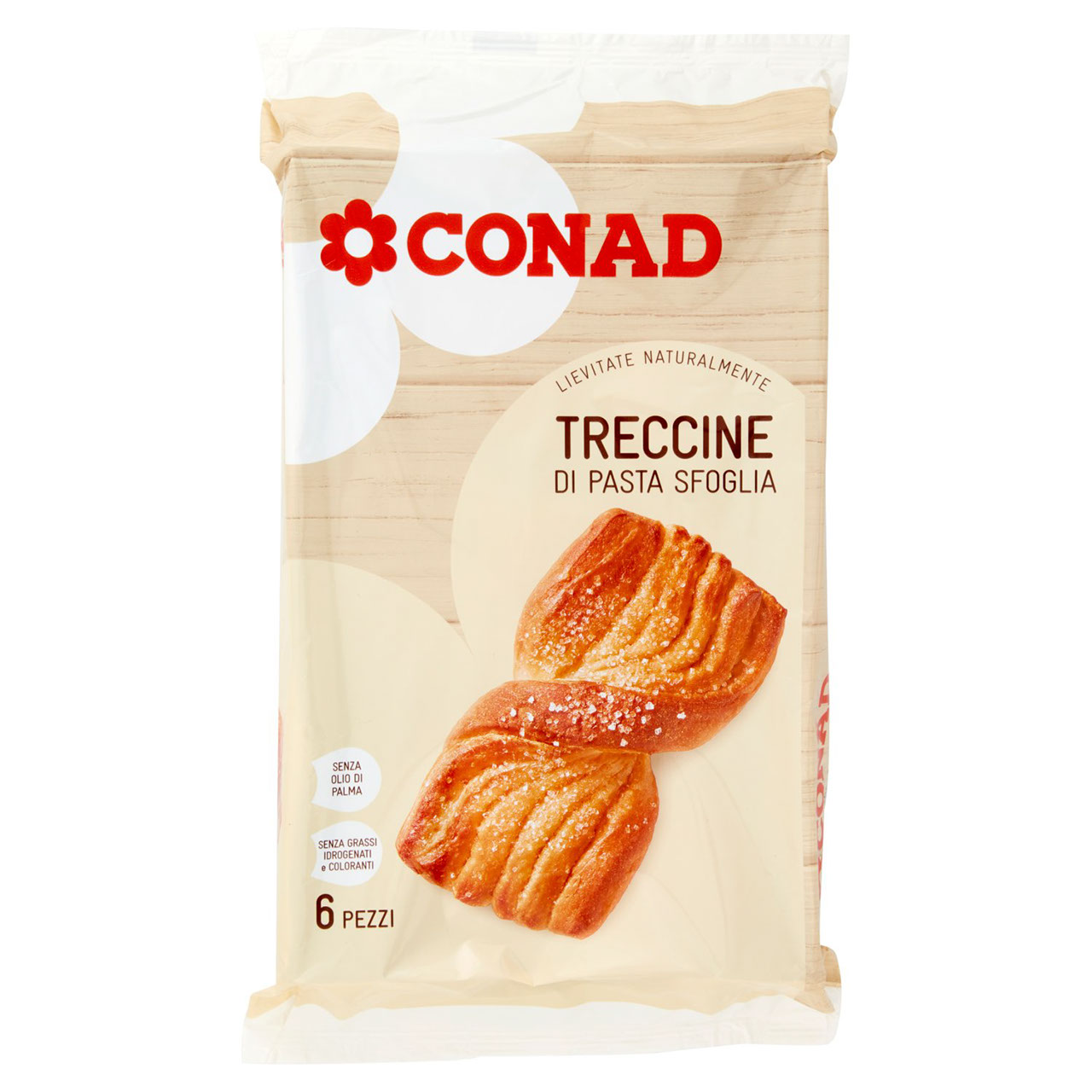 Treccine di Pasta Sfoglia 252 g Conad online | Conad