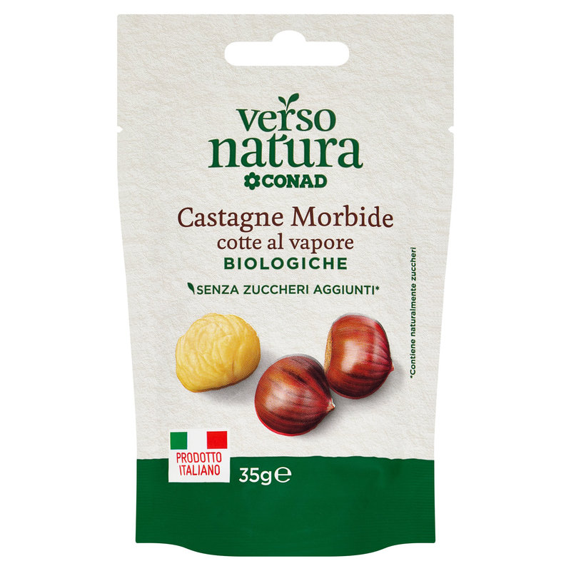 Castagne Morbide Cotte Al Vapore Biologiche 35g Conad Online | Conad