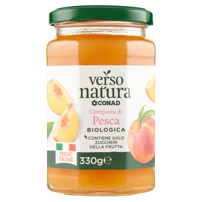 Bio Marmellata con Pesche Biologiche 330g Conad | Conad