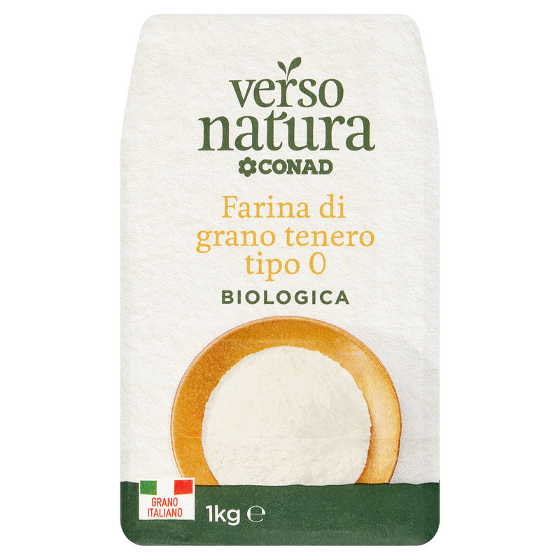 Farina di grano tenero tipo ''0'' Kg. 1 Conad | Conad