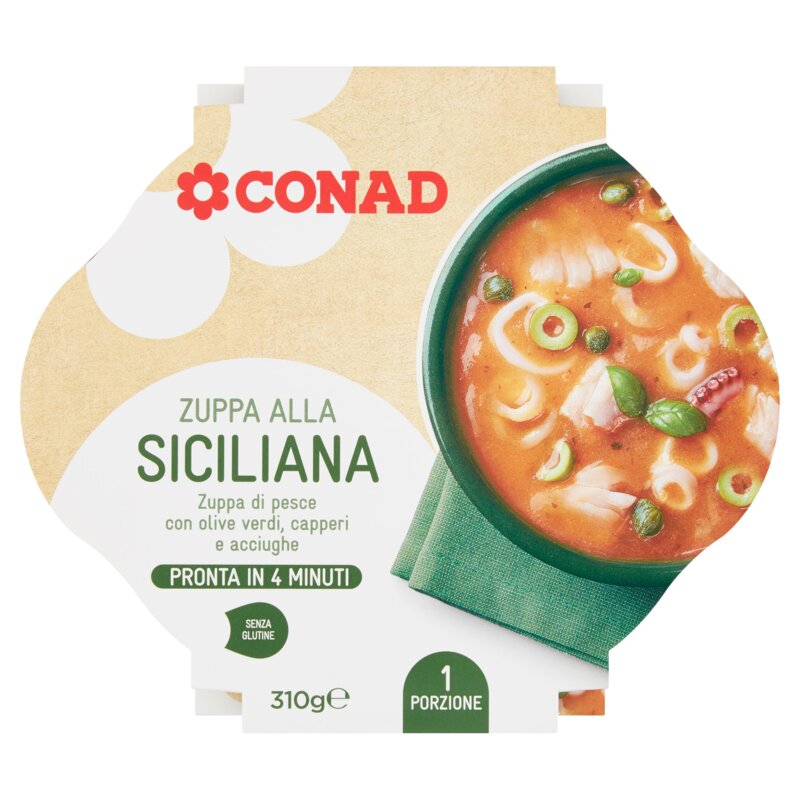 Zuppa Alla Siciliana 310g Con Acciughe Conad In Vendita Online | Conad
