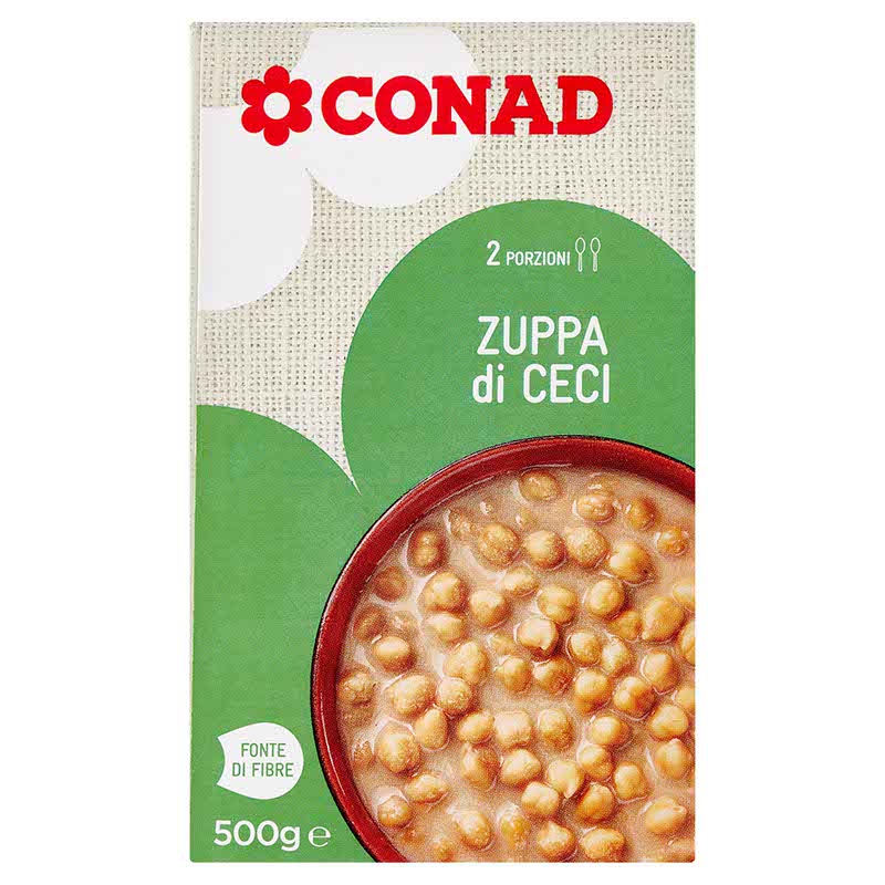 Zuppa di Ceci 500 g Conad in vendita online | Conad