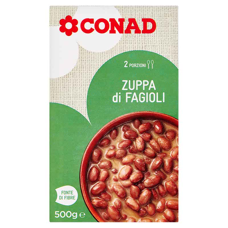 Zuppa di Fagioli 500 g Conad in vendita online | Conad