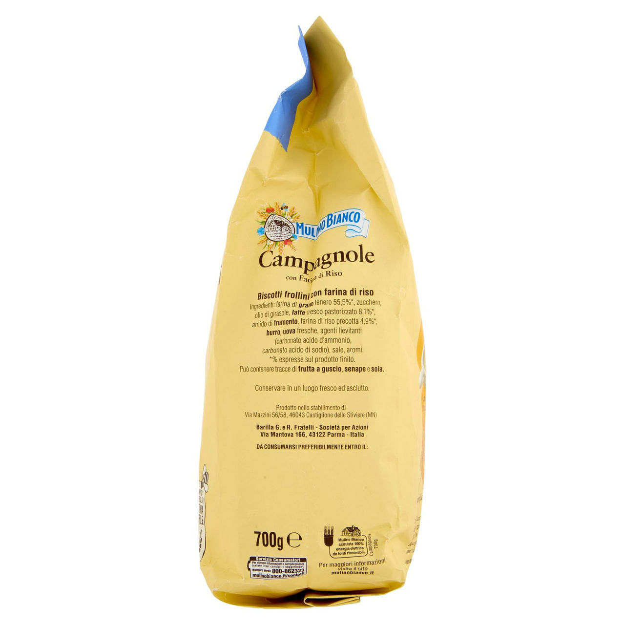 Mulino Bianco Campagnole con Farina di Riso 700 g | Conad