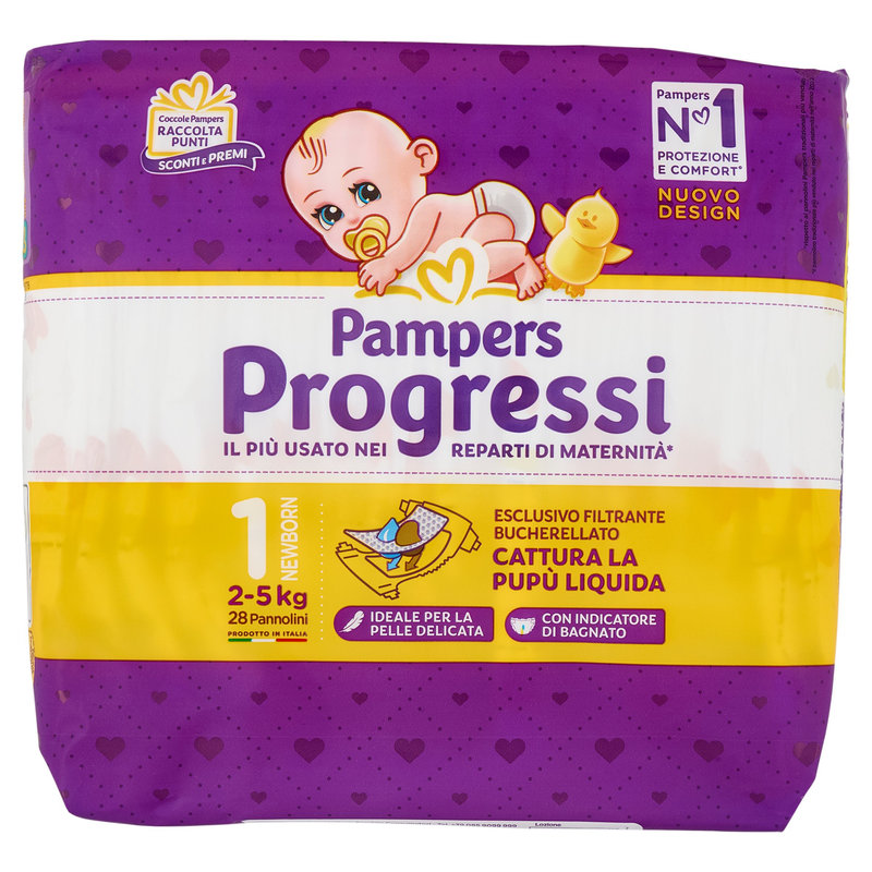 Pampers Progressi Newborn x28 | Conad