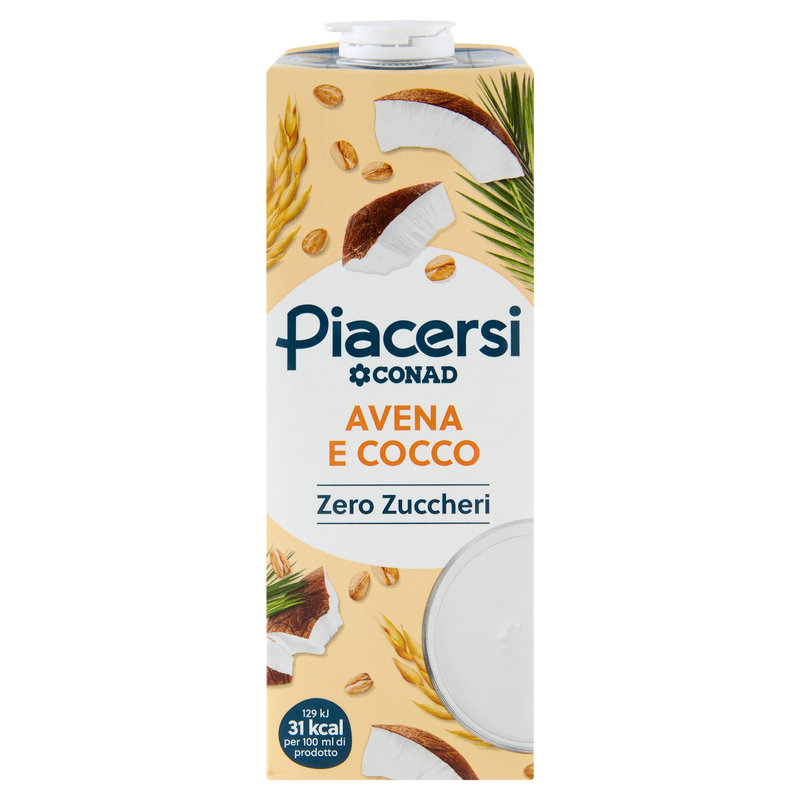 Avena E Cocco Zero Zuccheri 1l Conad Online | Conad