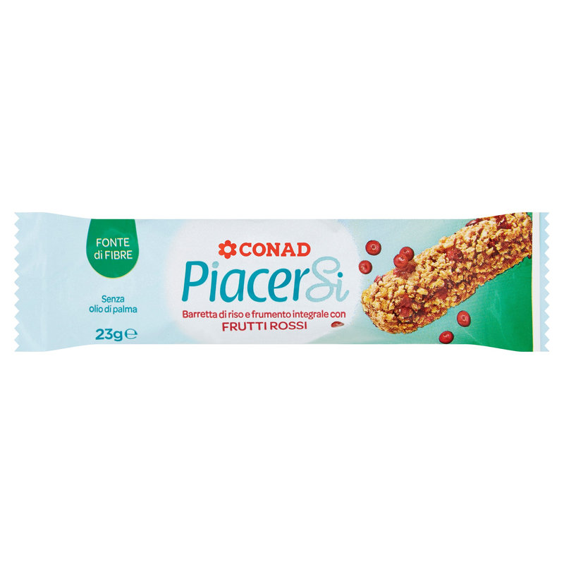 Barretta Di Riso E Frumento Integrale Con Frutti Rossi 23g Conad In ... Barretta Di Riso E Frumento Integrale Con Frutti Rossi 23g Conad In ...