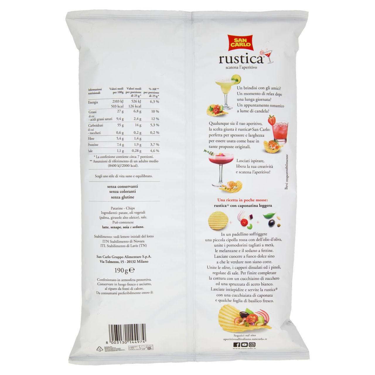 San Carlo rustica 190 g in vendita online | Conad