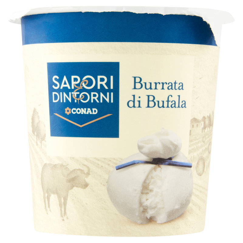 Burrata di Bufala 125 g Sapori e Dintorni Conad | Conad