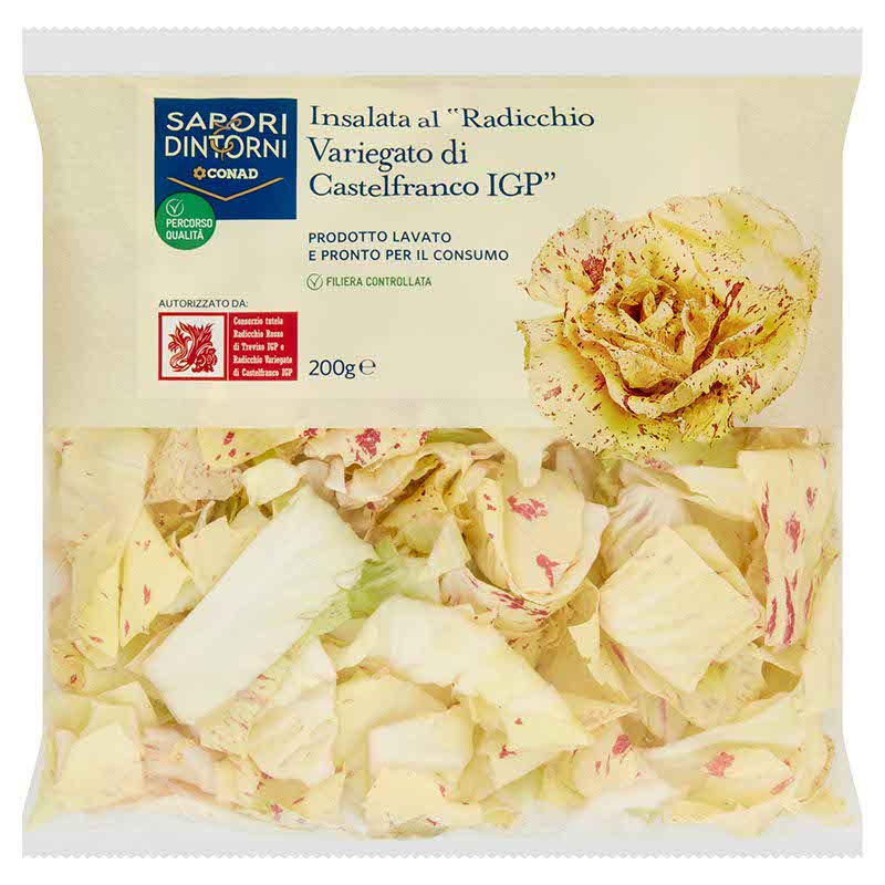 Insalata Al Radicchio Variegato Di Castelfranco Igp 200g Conad Online ...