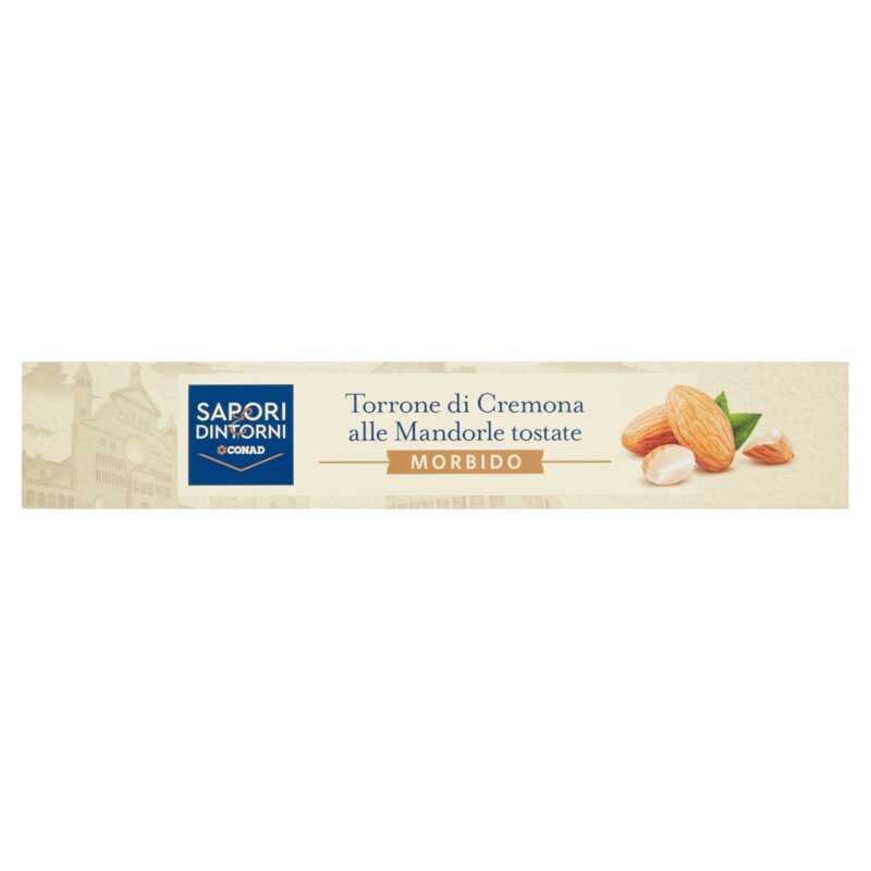 Torrone Di Cremona Alle Mandorle Tostate Morbido 250g Prodotti Conad In ...