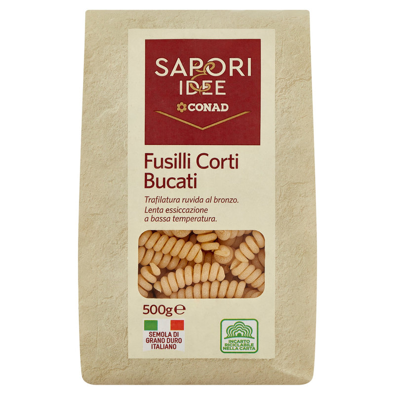 Fusilli Corti Bucati 500g Conad In Vendita Online | Conad