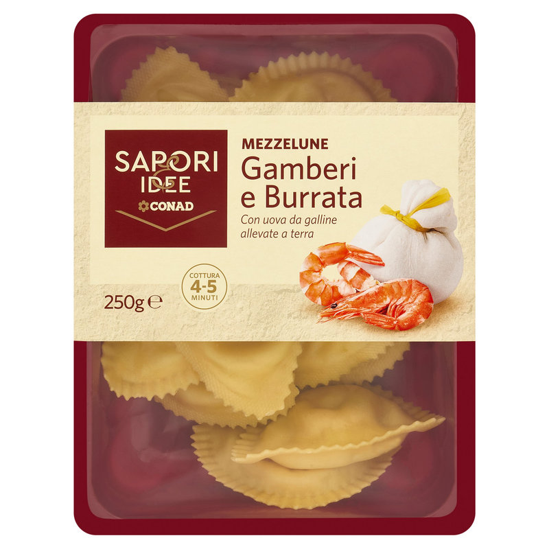 Mezzelune Gamberi e Burrata Sapori e Idee Conad | Conad