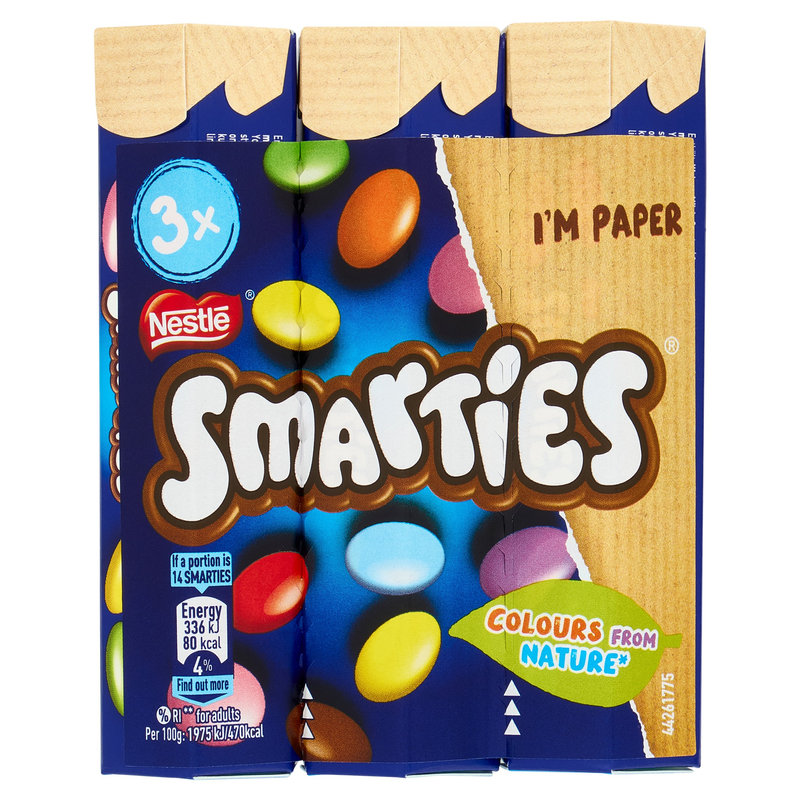 Confetto Smarties Nestlè Cioccolato al Latte 3 tubi 34 g Conad online ...