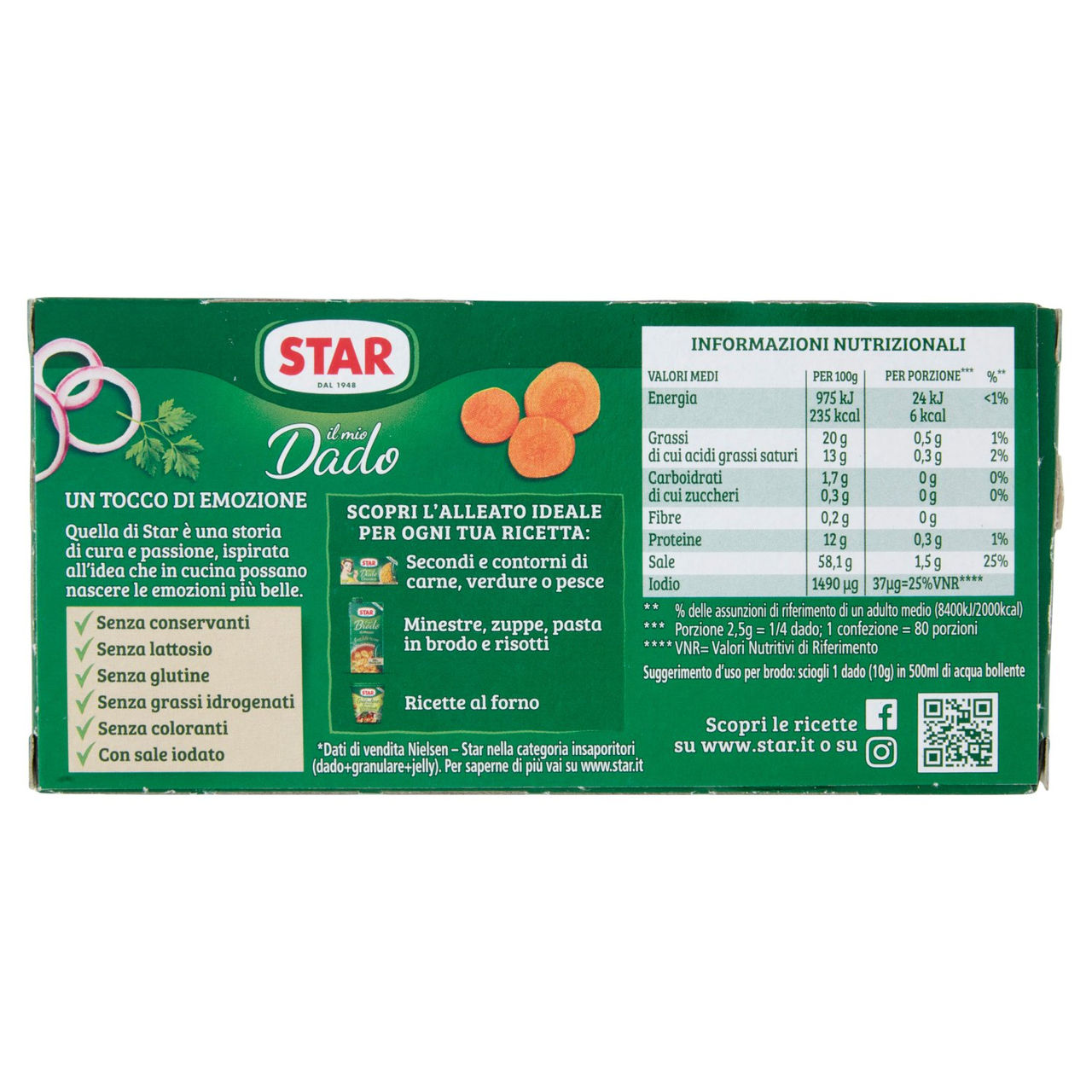 Star il Mio Dado Classico 20 Dadi 200 g | Conad