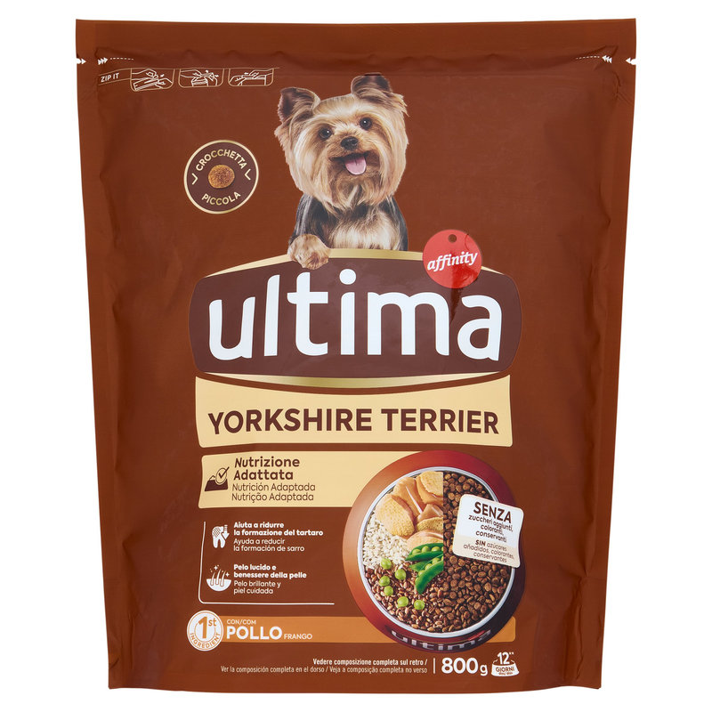 Ultima Yorkshire Terrier Pollo 800 g | Conad